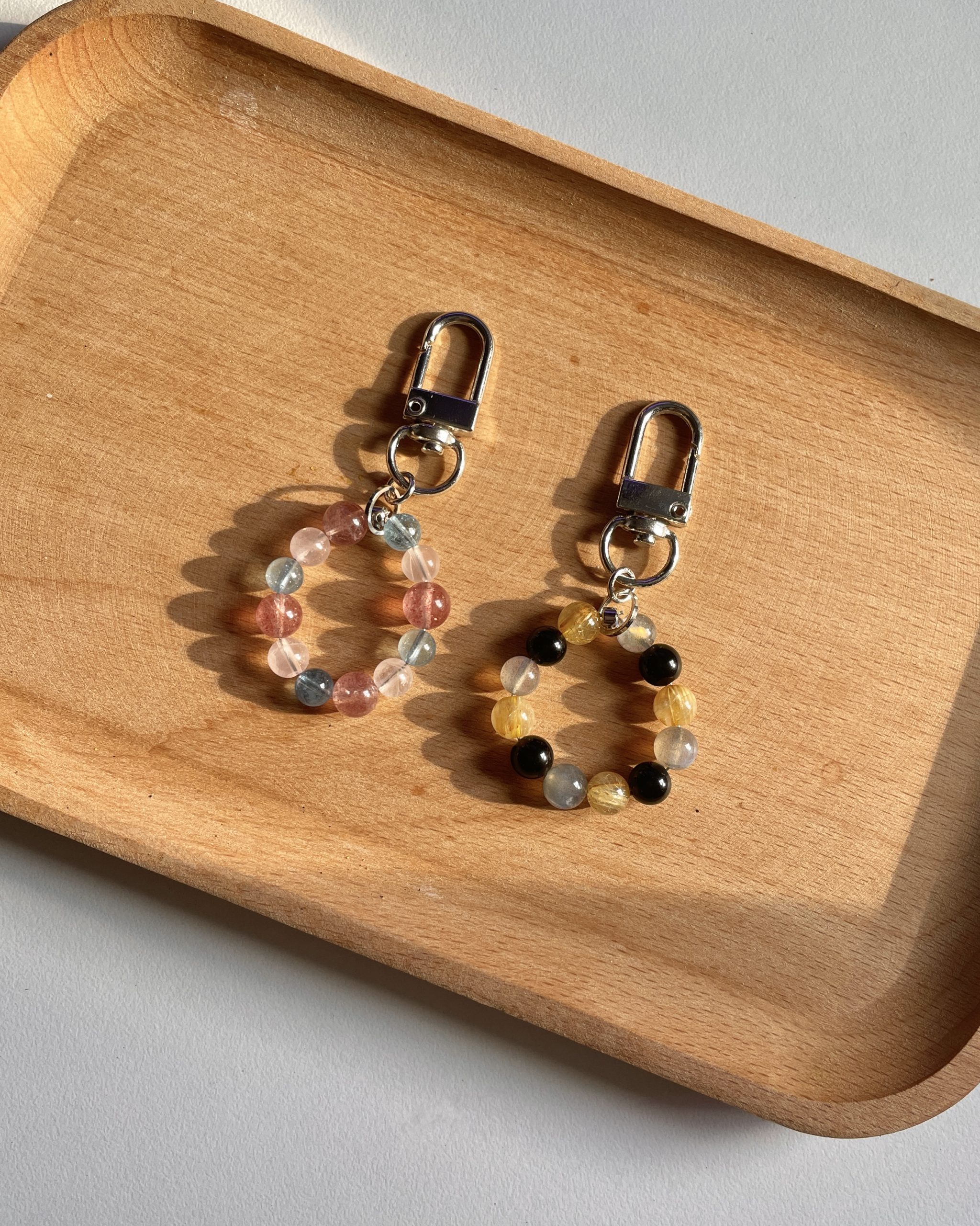 水晶钥匙扣 Handmade Crystals Keychain | Crystal Clear Jewelry